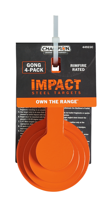 Champion Target Impact Steel Targets Gong 4-Pack | Bass Pro Shops